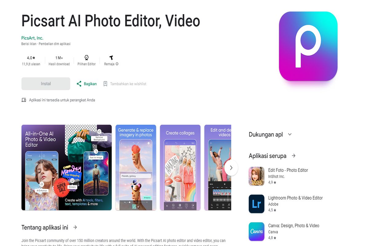 10 Aplikasi Edit Foto Terbaik untuk Android dan iPhone